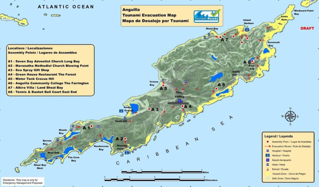 Public feedback invited on draft tsunami hazard map of Anguilla ...