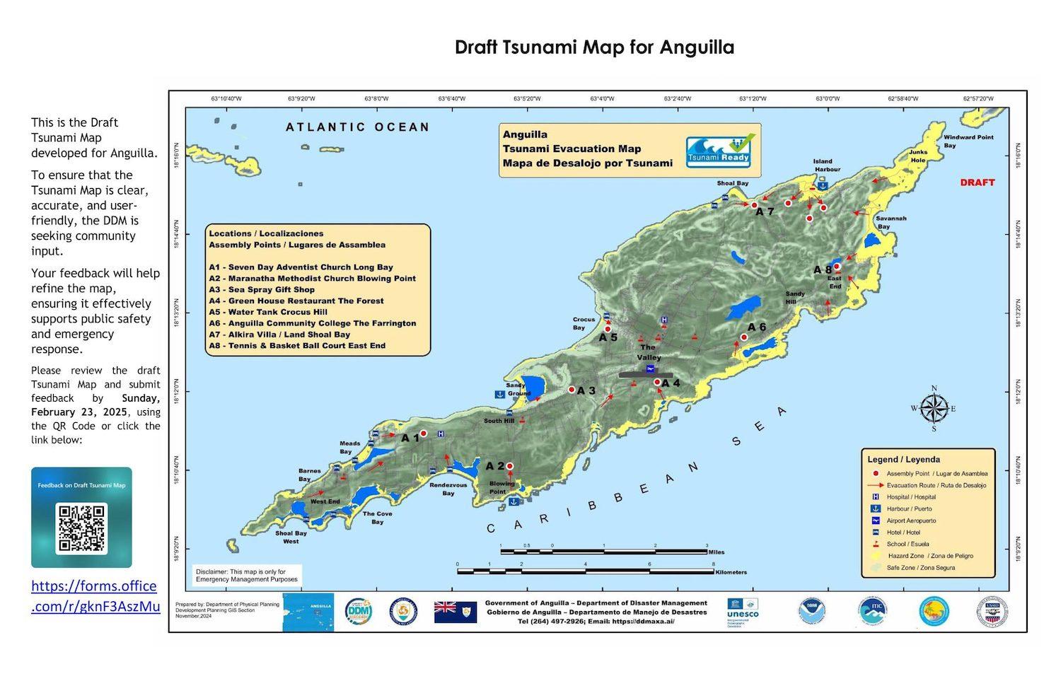 Public feedback invited on draft tsunami hazard map of Anguilla ...