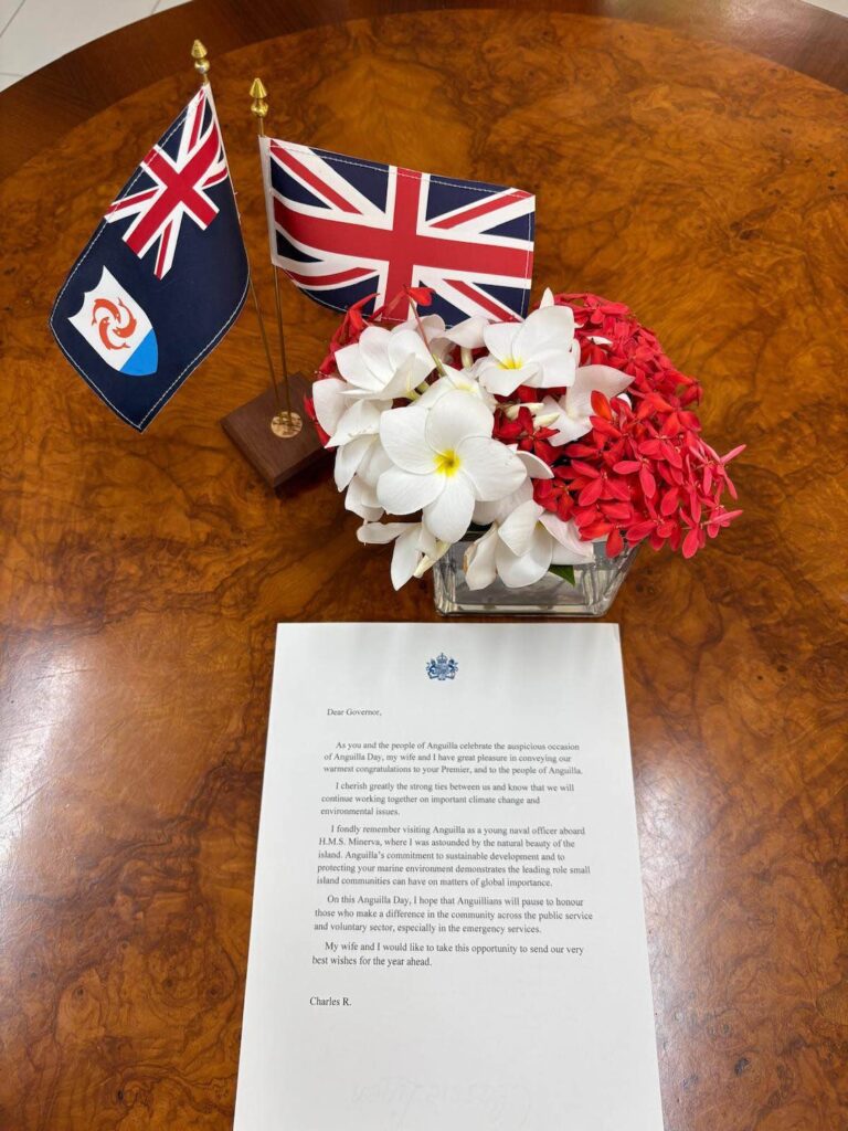 King Charles III sends warm wishes in letter ahead of Anguilla Day ...