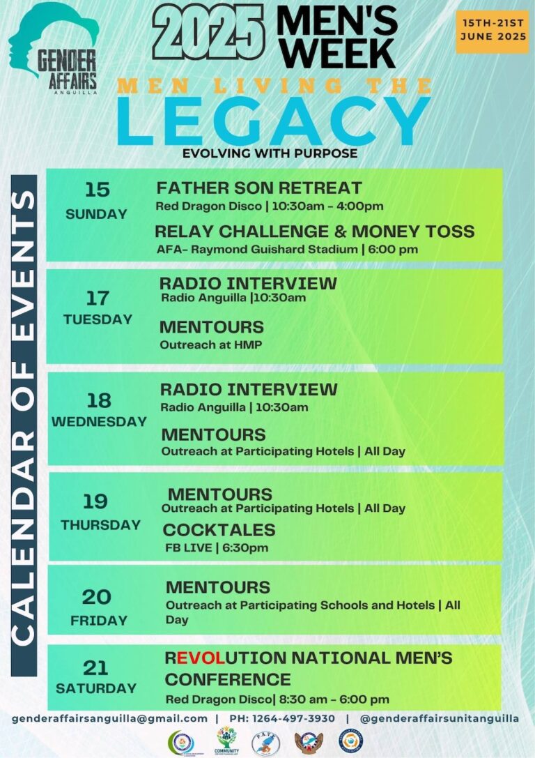 Action-packed Men’s Week celebrates legacy and leadership - Anguilla ...