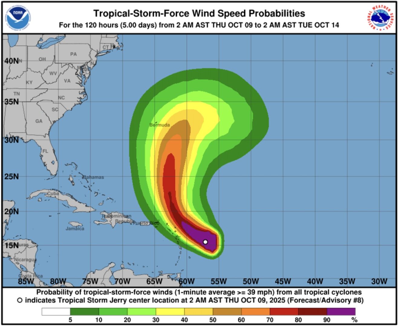 LIVE: Tropical storm warning discontinued in Anguilla as Jerry passes ...